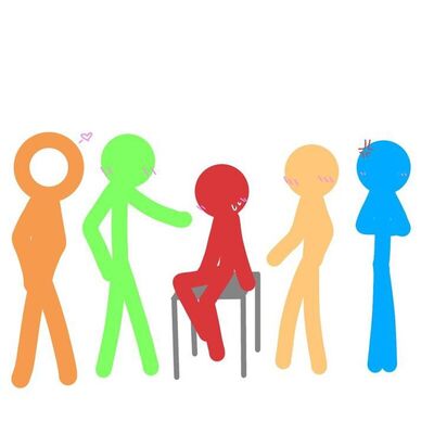 Orange, blue x red//alan becker(ชิปที่meชอบ): ฟิค Love Novel (แชท)