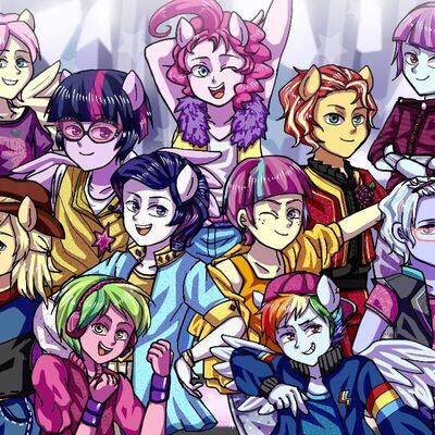 ไอพวกคู่แข่งหน้าหล่อ | mlp Equestria guys: Friendship games: ฟิค Boy ...