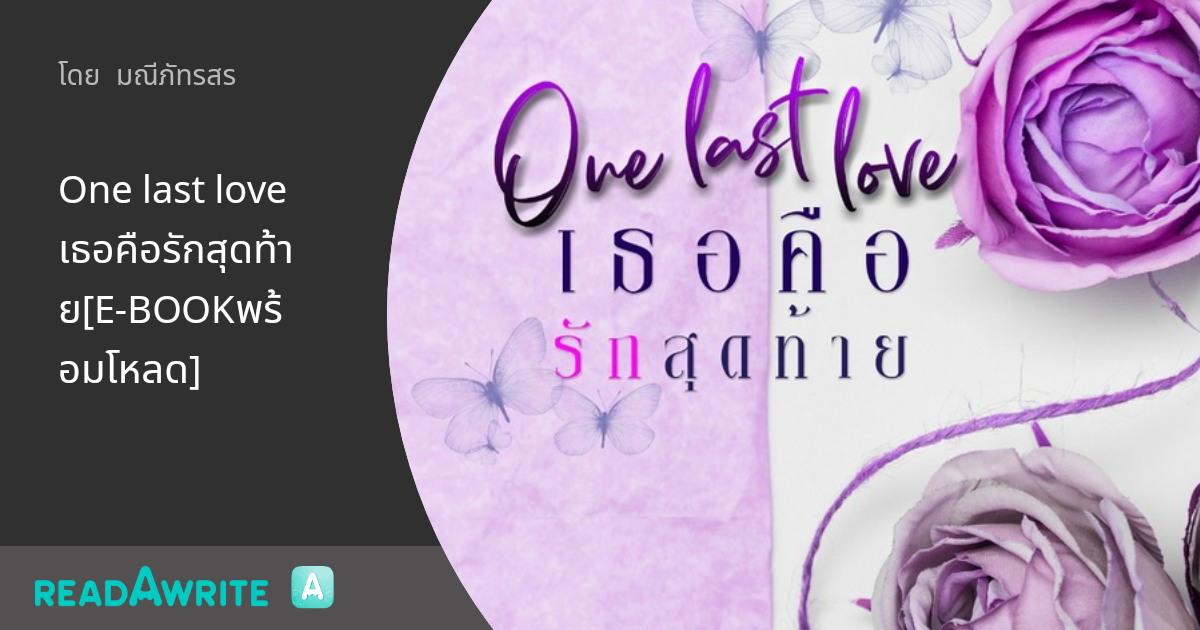 One last love เธอคือรักสุดท้าย[E-BOOKพร้อมโหลด]: นิยายรัก